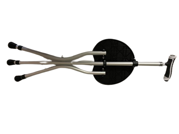 Folding Portable Walking Stick Seat Adjustable Aluminium Cane Chair ...